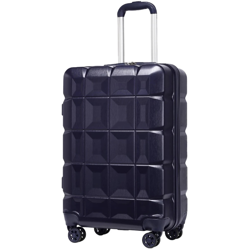 Valiza de calatorie, standard pentru cabina, usoara de 20 inch cu laca ...